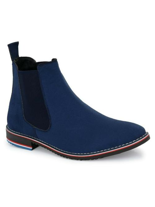 Buy Guava Men's Chelsea Boot - Blue Online at Best Prices in India ...