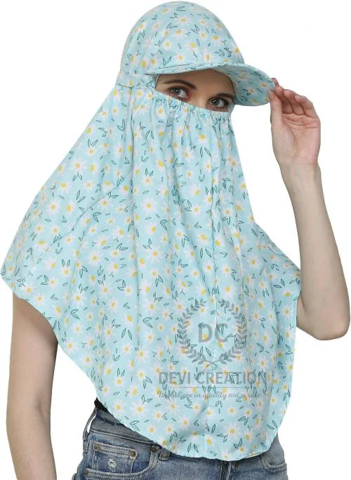 Buy Devi Creation Sun Protection rayon cotton Innovative Printed Scarf ...