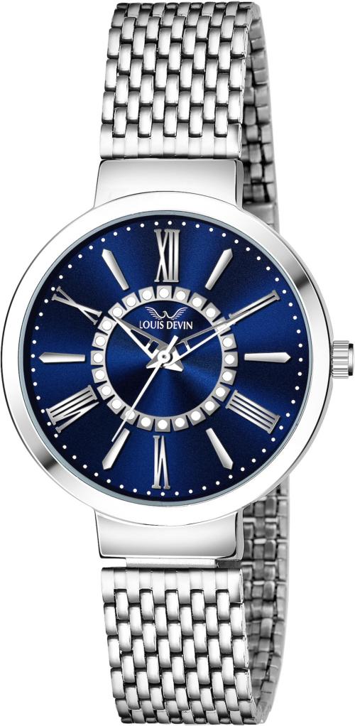 Buy Louis Devin Analog Blue Watch For Women (Ld149-Blu-Ch) Online at ...