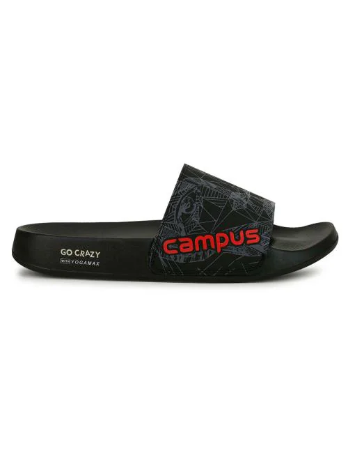Buy Campus GC-SL-203 Black Men's Sliders Online at Best Prices in India ...