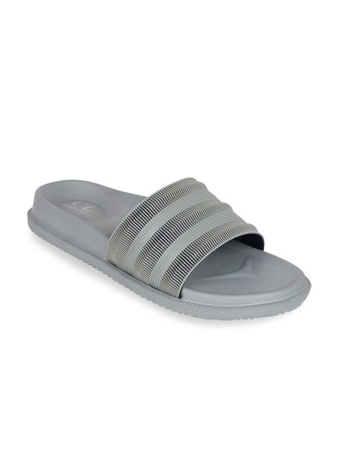 Buy Carlton London Grey Sliders for Men Online at Best Prices in India ...