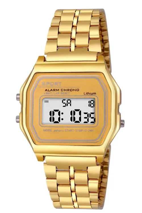 Buy Matrix Timepiece Vintage Digital Chain Strap Unisex Watch For Men ...