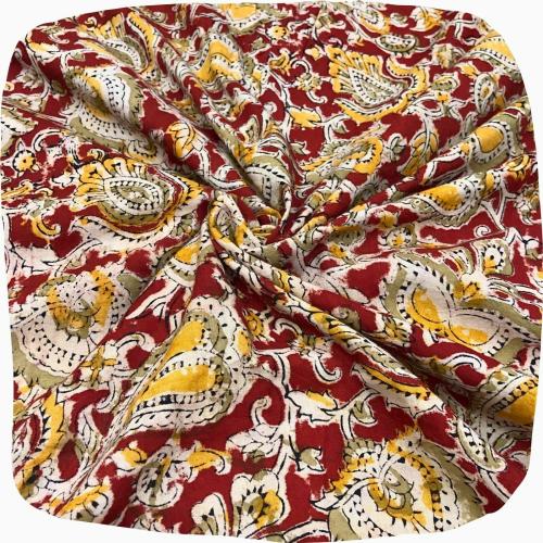 Buy Palash Women's Unstitched kalamkari Cotton Dress Material Chudithar ...