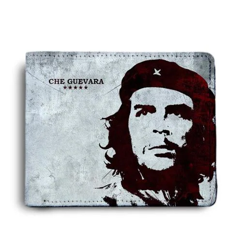 Buy Shopmantra Grey Pu Leather The Che Guevara Printed Wallet ...