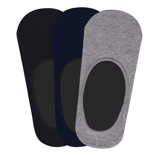 Buy Galvo Store Classic No Show/Loafer Socks with Non-Slip Grip & Cotton Material for Unisex (3 ...