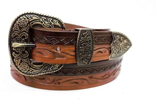 Buy Pelt Leather Men Brown Genuine Leather Belt (30) Online at Best ...