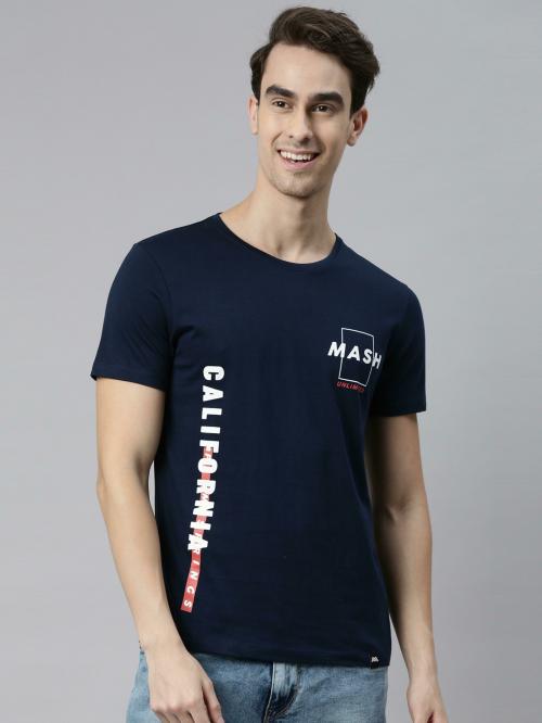 Buy MASH UNLIMITED Men's Round Neck Tshirt Online at Best Prices in ...
