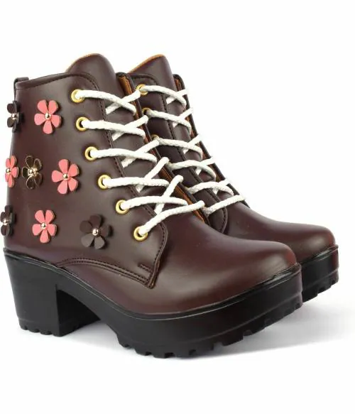 Buy Krafter Brown Boots for Women Online at Best Prices in India - JioMart.