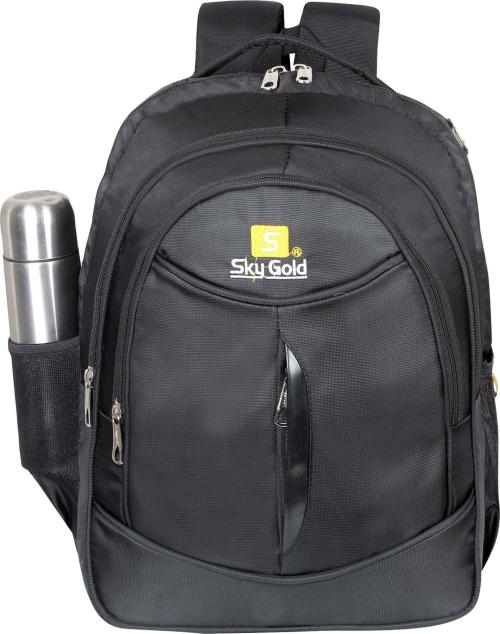 Buy Sky Gold Black Denim College Casual Backpack, 50 L Online at Best ...