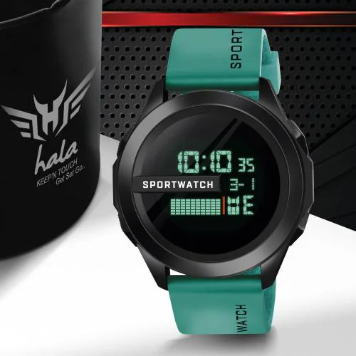 Buy Hala HL-1140 Sports Stylish Digital Watch Black Dial, Sapphire Blue ...