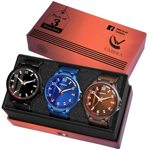 Buy Casera New Stylish Round Multicolor Dial and Silicon Strap Analog ...