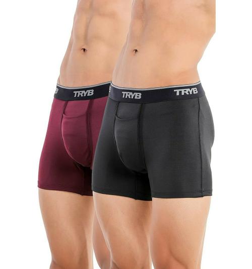 Buy TRYB Mens Sport Performance Stretch Underwear Quick Dry Moisture Wicking Athletic Active ...