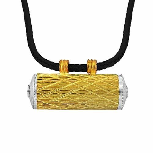 Buy morir Brass Gold Tone Openable Drum Shape Good Luck Protection ...