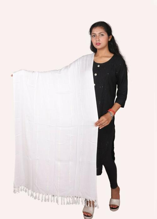 Buy Urban Desi - Fashion Forward Viscose Blend Striped Women Dupatta ...