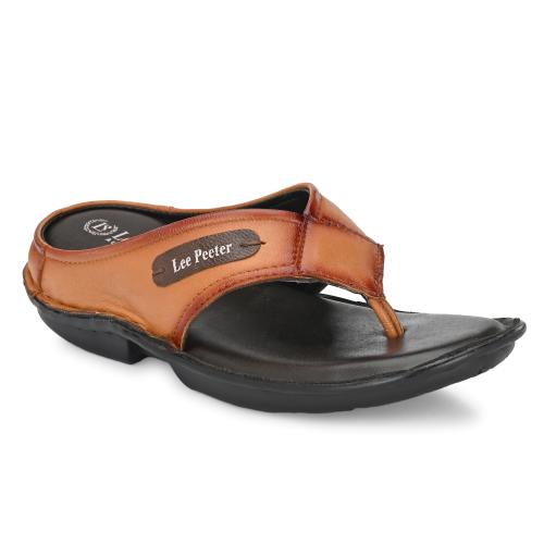 Buy Lee Peeter Slippers For Men (Tan) Online at Best Prices in India ...