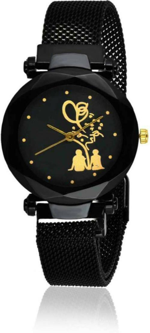 Buy Bolun Analog Black Dial Black Strap Watch For Women Online at Best ...