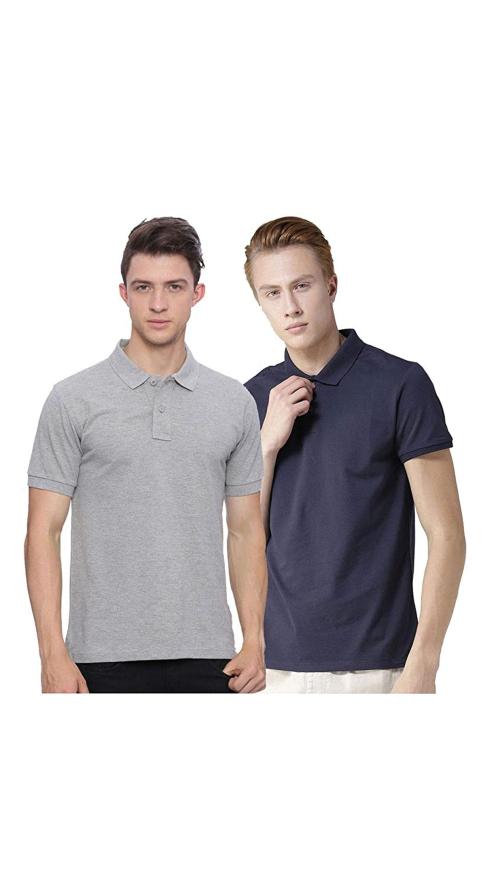 Buy Fastoche Men Multicolor Polo Tshirt (Pack Of 2) Online at Best ...