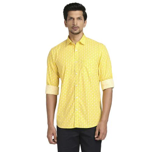 Buy COLORPLUS Men Medium Yellow Formal Shirt Online at Best Prices in India - JioMart.