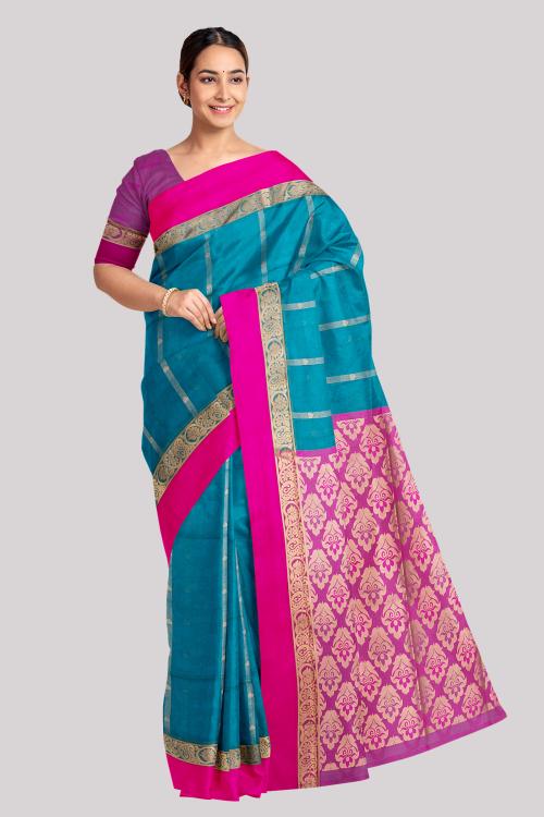 Buy KUMBAKONAM EMBOSE SAREE Online at Best Prices in India - JioMart.