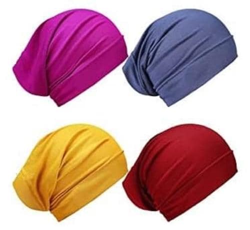 Buy PlutoProm Women Under Scarf Hijab Cap 4 Pcs Under Caps for Turban ...