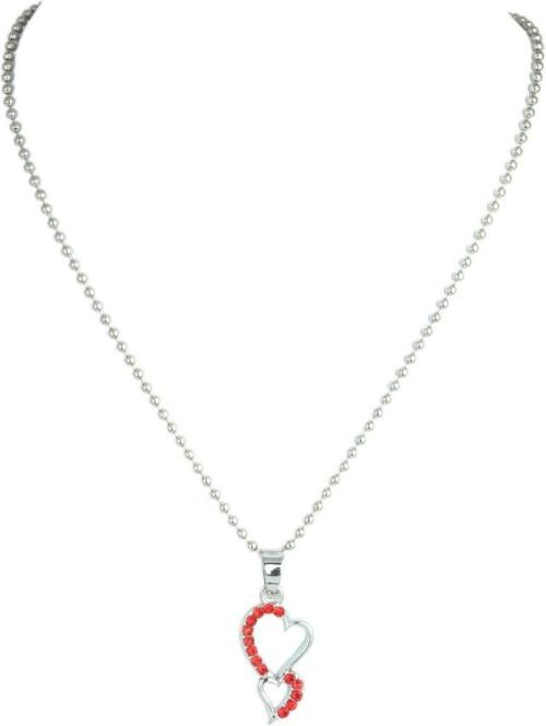 Buy Waama Jewels Brass Heart Shape Love Couple Pendant Locket With ...