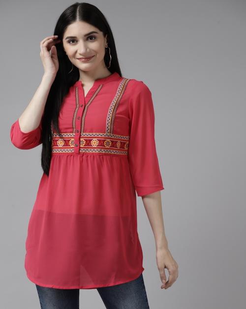 Buy Aarika Womens Rani Color Top Online at Best Prices in India - JioMart.