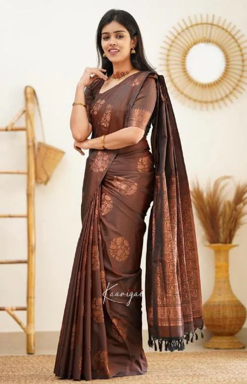 Buy PANETAR KANJEEVARAM SILK SAREE Online at Best Prices in India ...