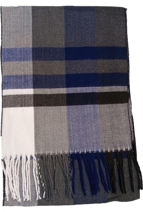 Buy V Vrinde Men Grey Checkered Pure Wool Muffler Online at Best Prices in India - JioMart.