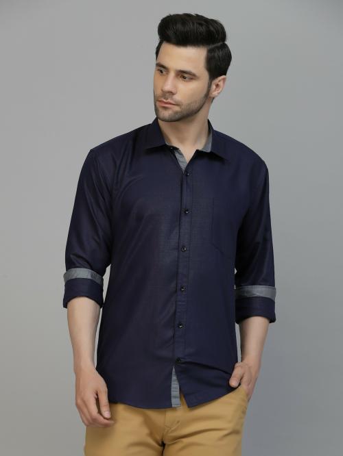 Buy Lookmark Blue shirts for mens Online at Best Prices in India - JioMart.