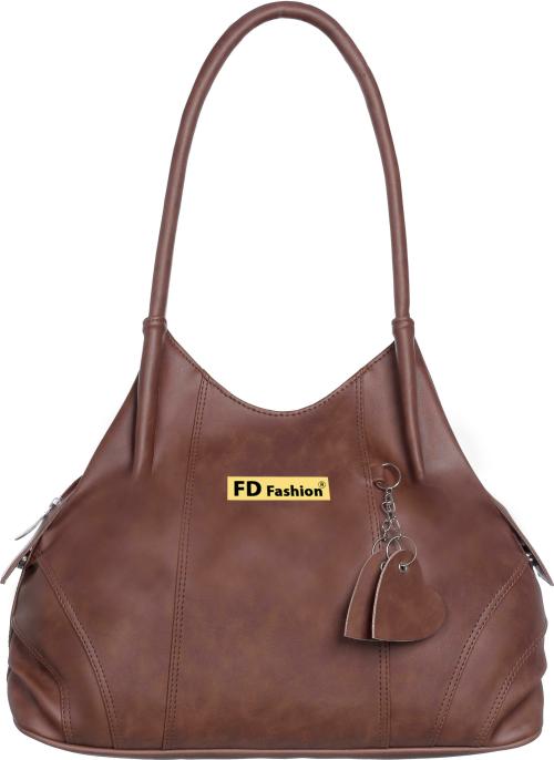 Buy FD Fashion Soft Luggage Women Brown Shoulder Bag | Women Handbag ...
