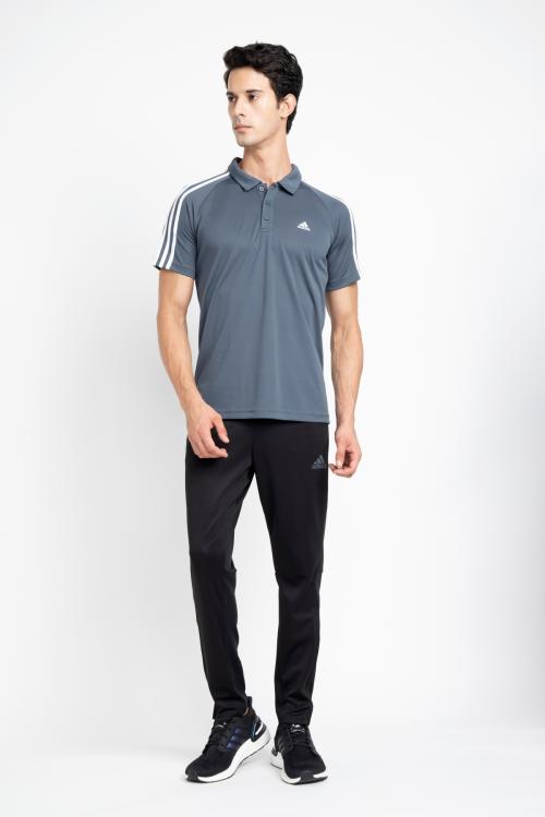 Buy Adidas Men M CLS POLO Grey Training Polo Shirt Online at Best ...