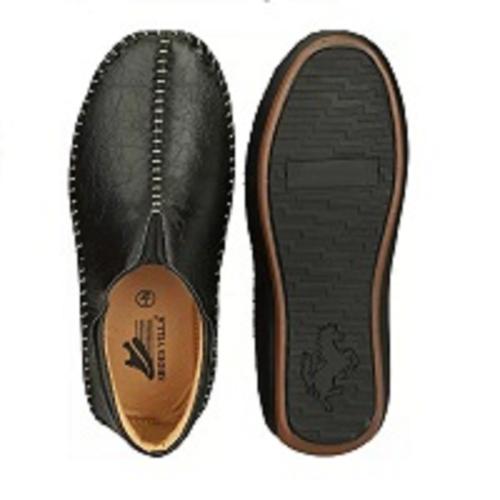 Buy BEM Black Flexible Light Weighted Shoe With Mesh Designed Loafers ...