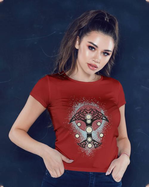 Buy Macmerise Suit up Ravage Thor Red T-shirt for Womens Online at Best ...