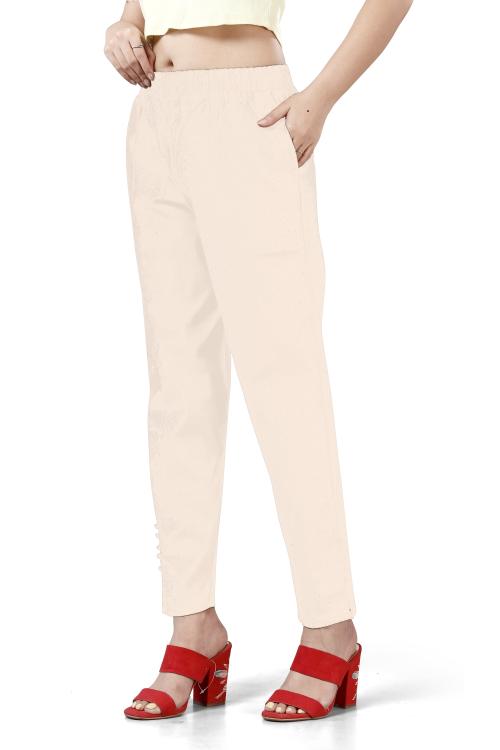 Buy Avadh Enterprise Women's Cotton Lycra Potli Button Ankel Length ...