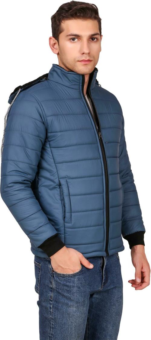 Buy QUIN FLETCHER Blue Casual Jacket Online at Best Prices in India ...