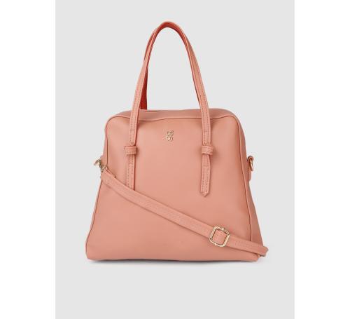 Buy Baggit Women Rose Pink Synthetic Structured Handheld Bag - M Online ...