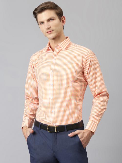 Buy ACCOX Men's Cotton Checkered Full Sleeve Formal Regular Fit Shirt ...