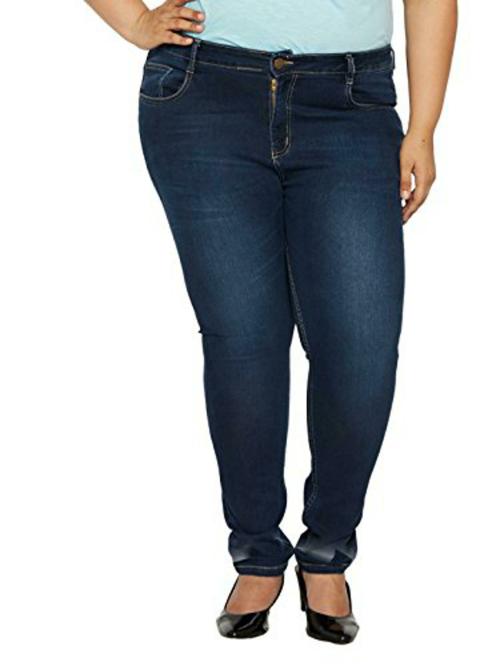 Buy Zush Women Dark Blue Solid Denim Jeans Online at Best Prices in India - JioMart.
