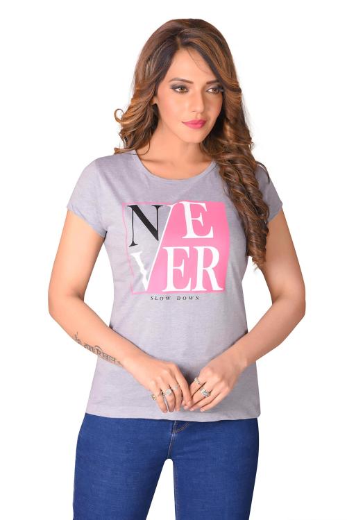 Buy True Spirit Women Cotton Casual T-Shirt (Xl) Online at Best Prices ...