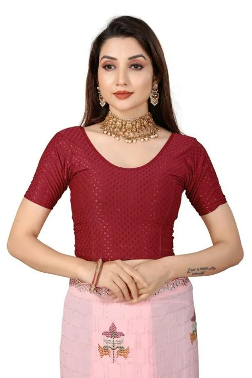 Buy NIKXTEX Round Neck Women Blouse Online at Best Prices in India ...