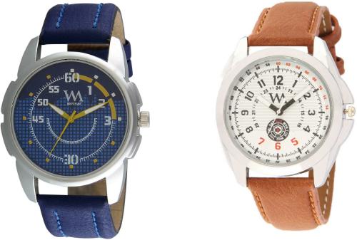 Buy WM Analog Multicolor Dial Multicolor Strap Watch for Men (AWC-019 ...
