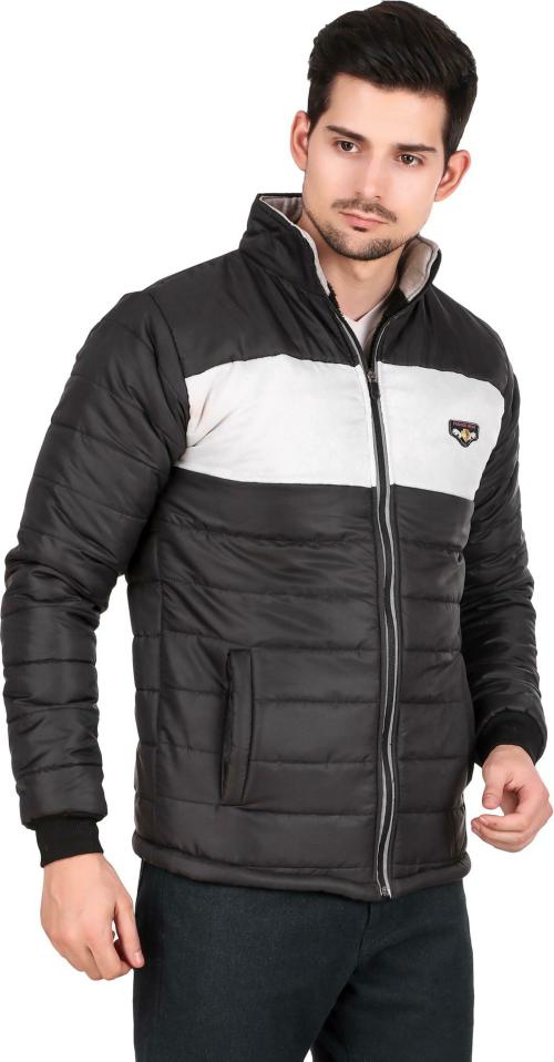 Buy Christy World Men Black Quilted Jacket Online at Best Prices in ...