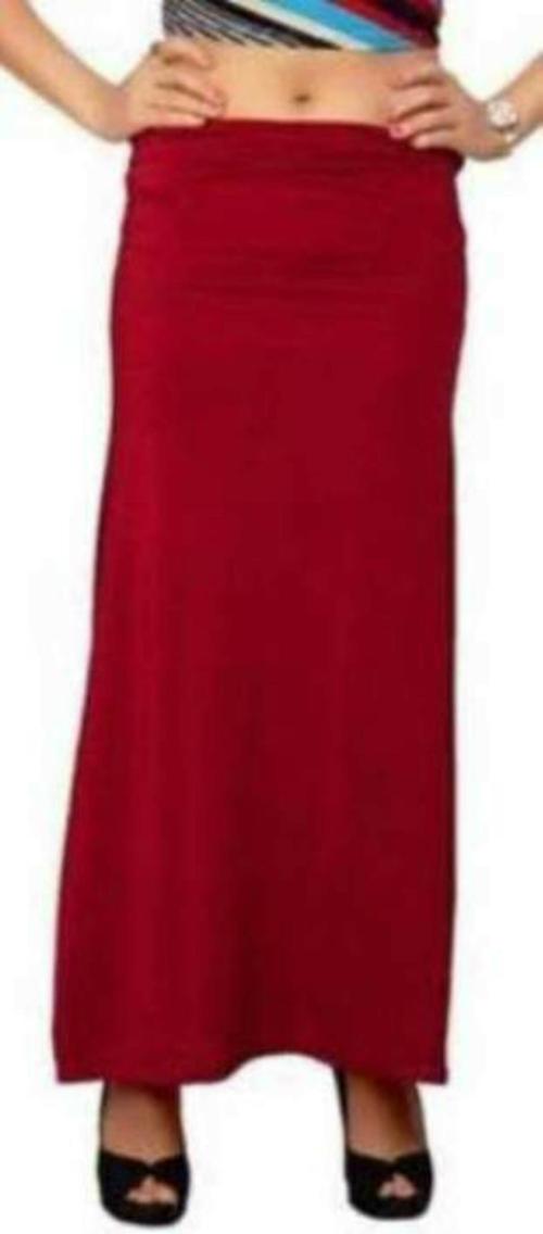 Buy KAVYA DESIGNERSWomen Red Satin Blend Saree Petticoat Online at Best ...