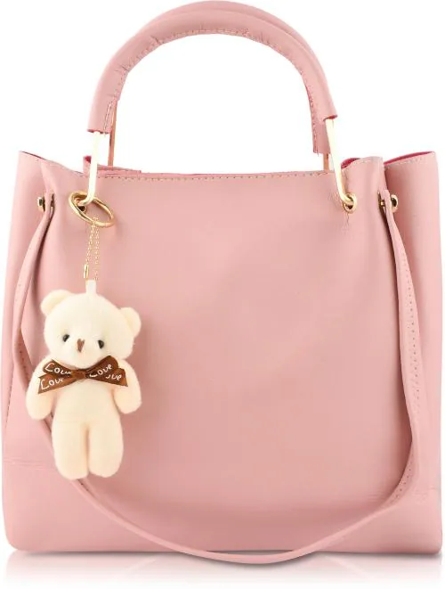 Buy DANIEL CLARK Women Pink Pu Hand-Held Bag Online at Best Prices in ...