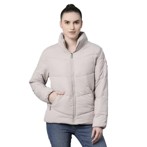 Buy Mode By Red Tape Women's Beige Padded Jacket Online at Best Prices ...
