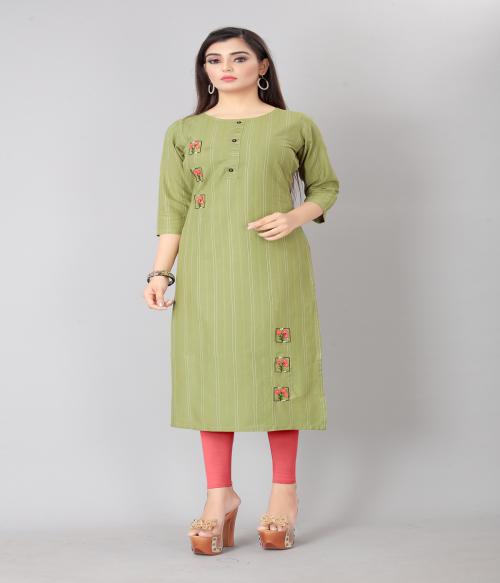 Buy Sitaram Designer Hand Work Flared Kurts Online at Best Prices in ...