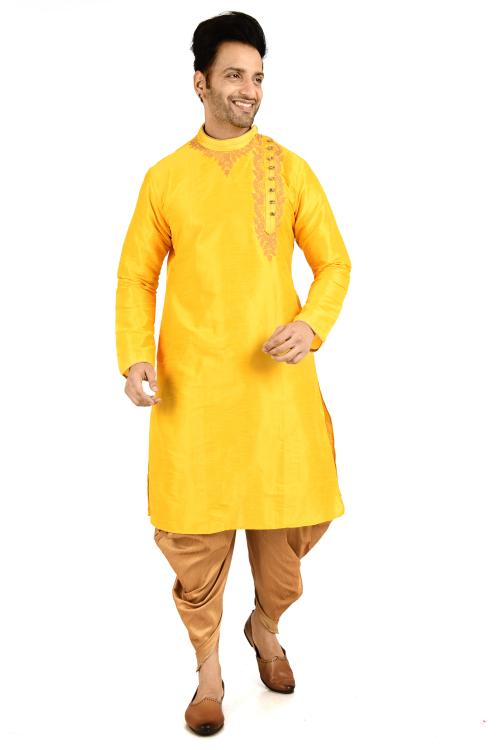 Buy RAJA BABU Men Kurta Pyjama Set Online at Best Prices in India ...