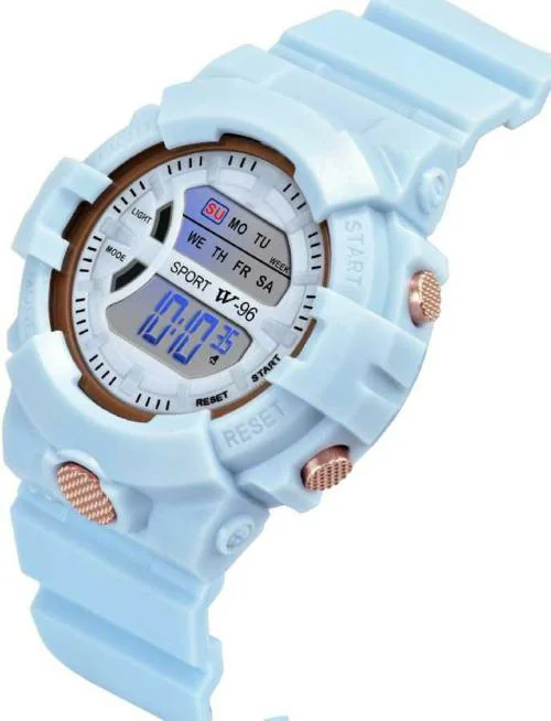 Buy Blutech Digital Blue Dial Blue Strap Watch For Boys Online at Best ...