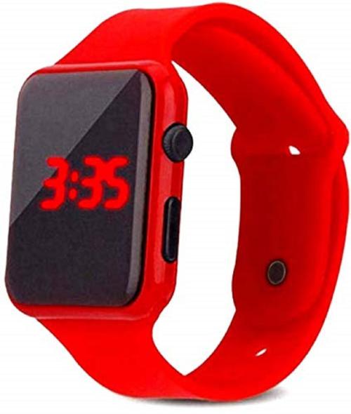 Buy RTK New Red Square Led Watch For Boys,Girls Online at Best Prices ...