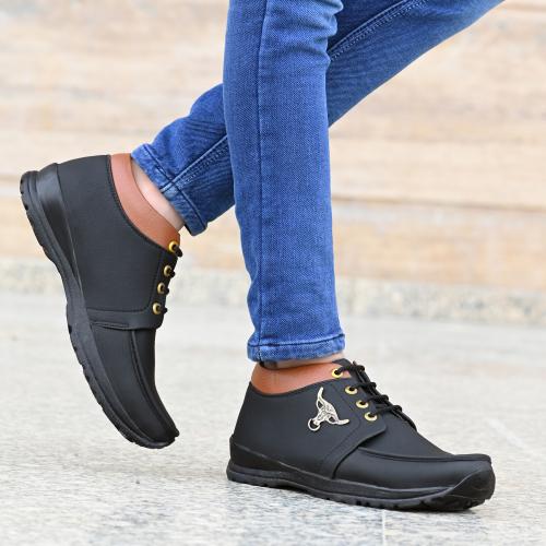 Buy Rising wolf black boot for men Online at Best Prices in India ...